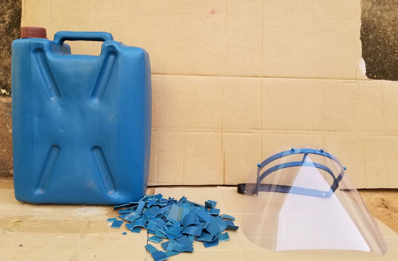 Takataka Plastics turns plastic waste into COVID face shields Takataka Plastics turns plastic waste into COVID face shields