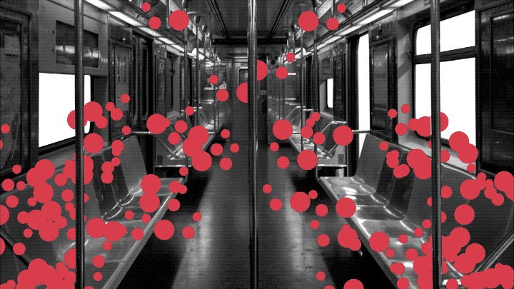 See how gross it is to sneeze on the subway without a mask