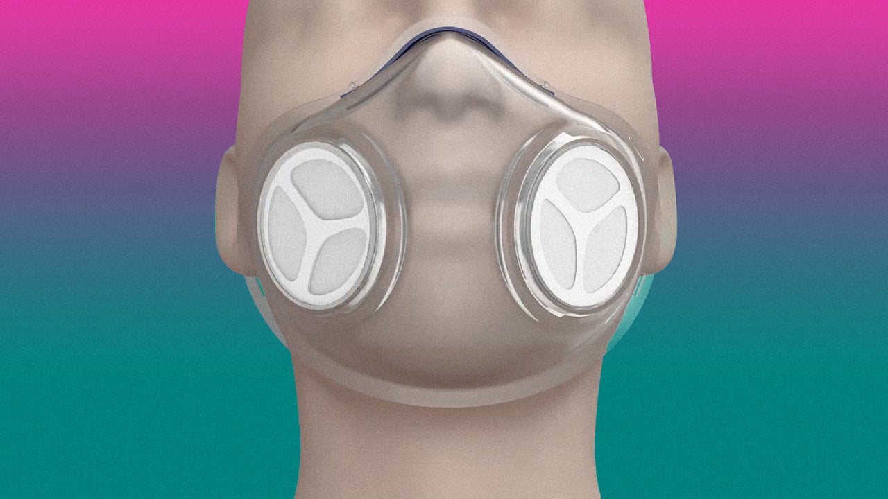 These masks change color when you're wearing them correctly