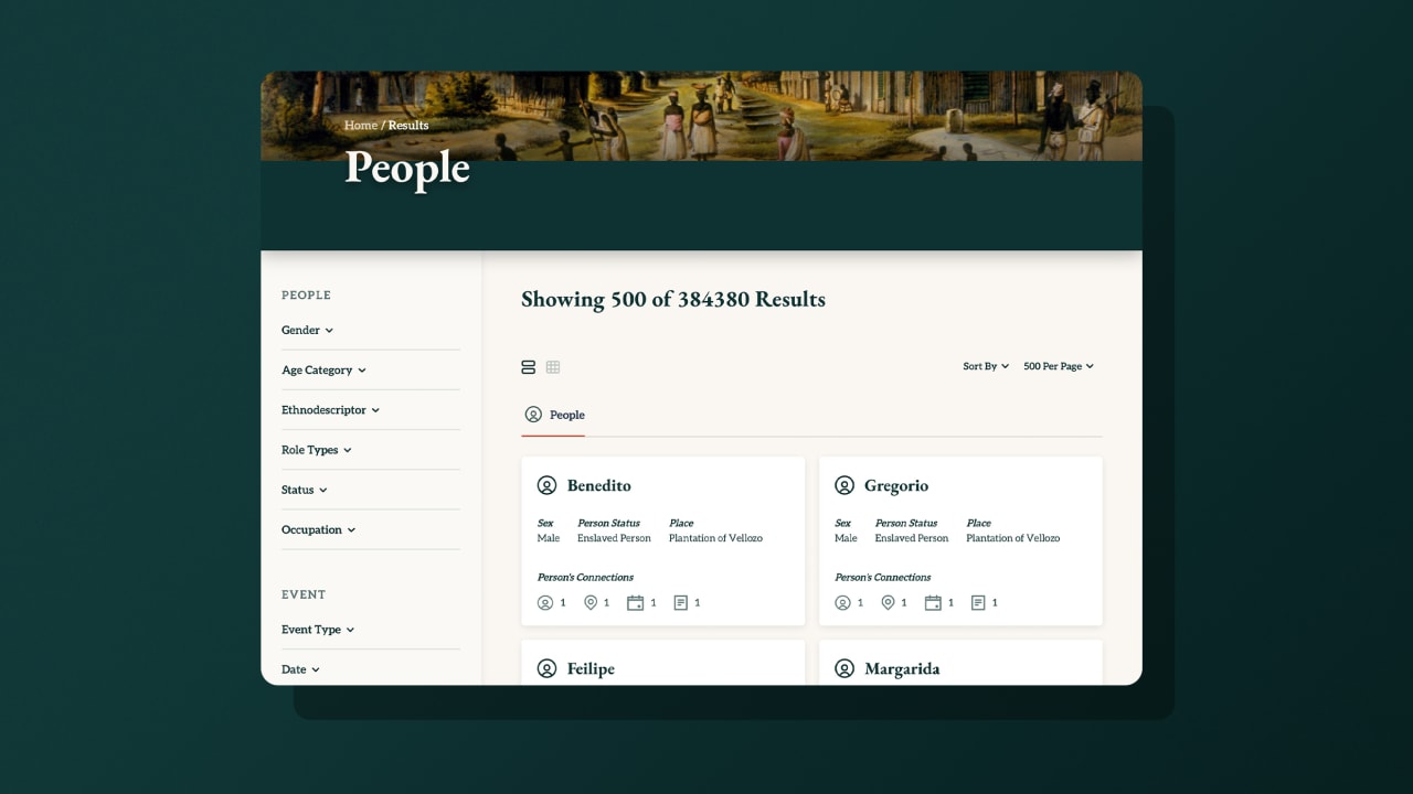 Enslaved.org reveals the names behind the history of slavery