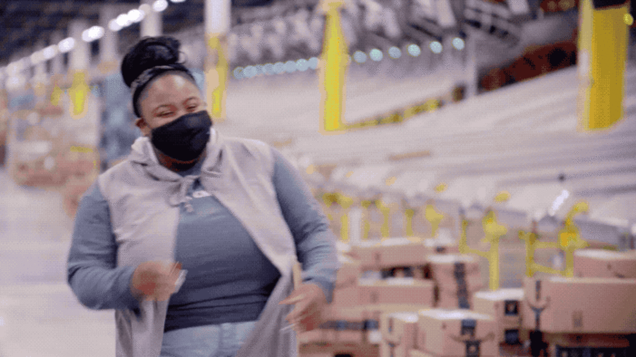 Amazon's smiling worker ads are right out of Big Tech's new playbook Amazon's smiling worker ads are right out of Big Tech's new playbook