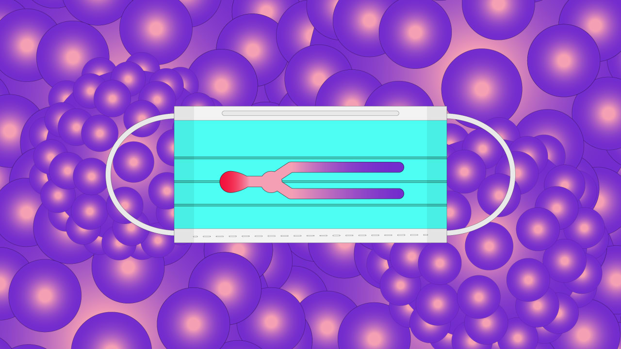 This mask doubles as a COVID-19 test