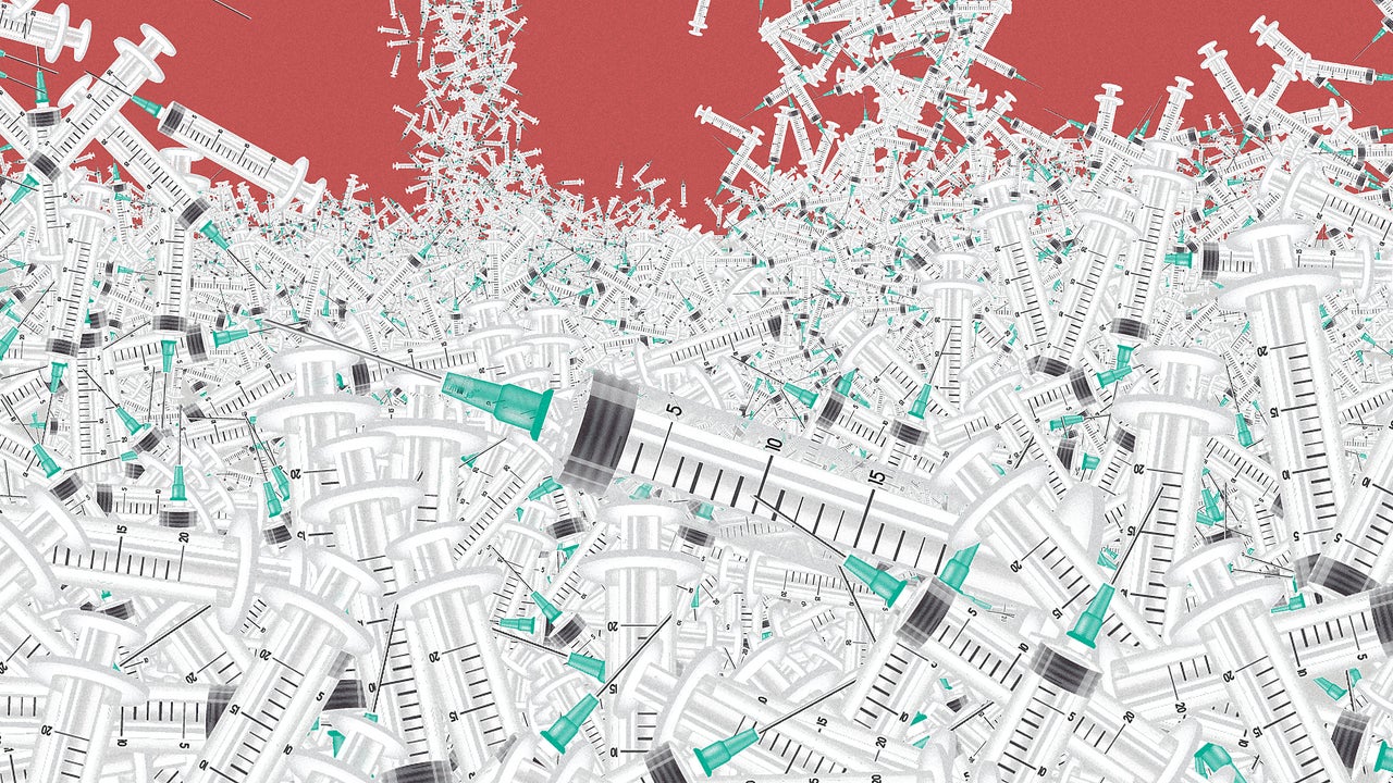 The COVID-19 vaccine rollout is a massive waste management problem