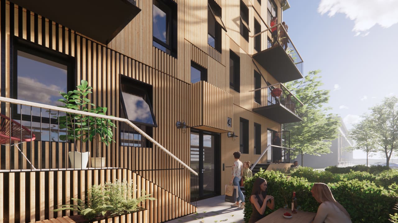 This prefab kit makes it easy to retrofit old buildings