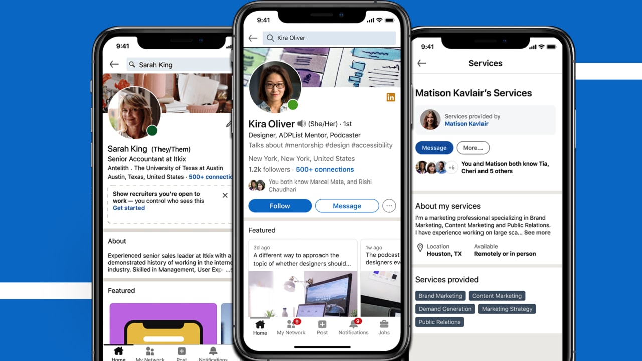 Linkedin Profiles Get Interactive With Video Cover Stories