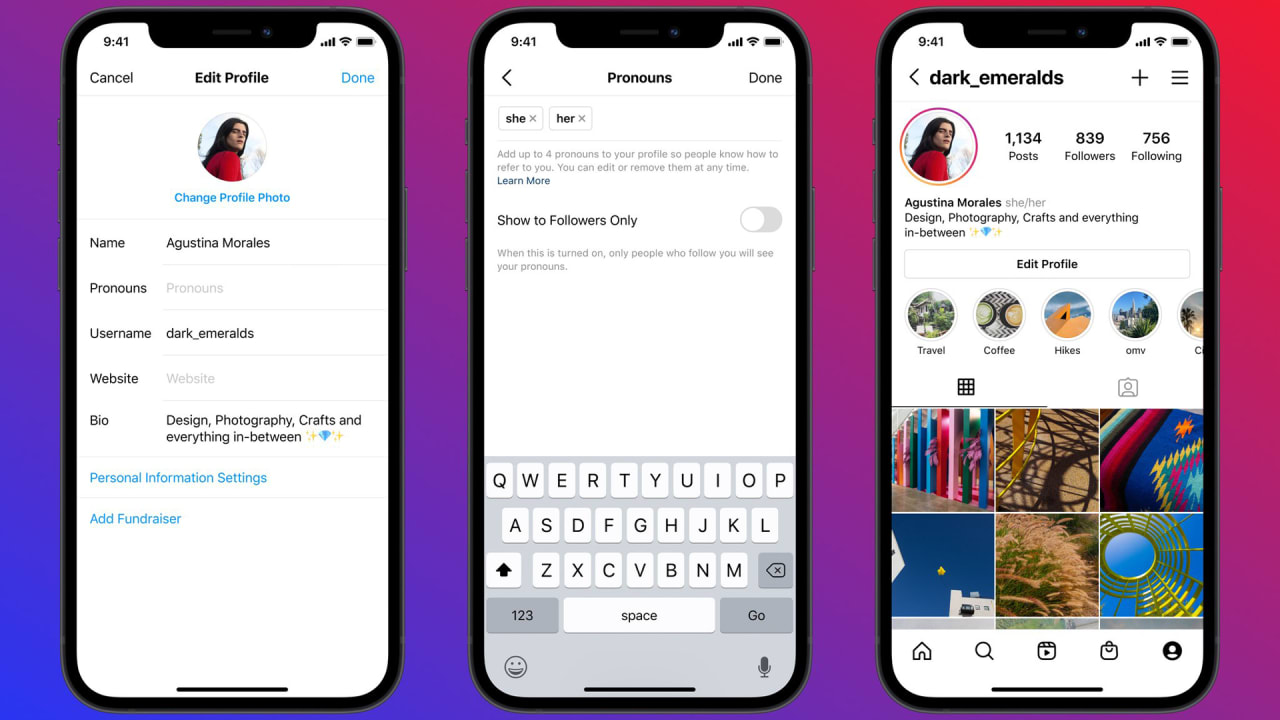 Instagram Profile Pronouns Here s How To Display Your Gender Identity