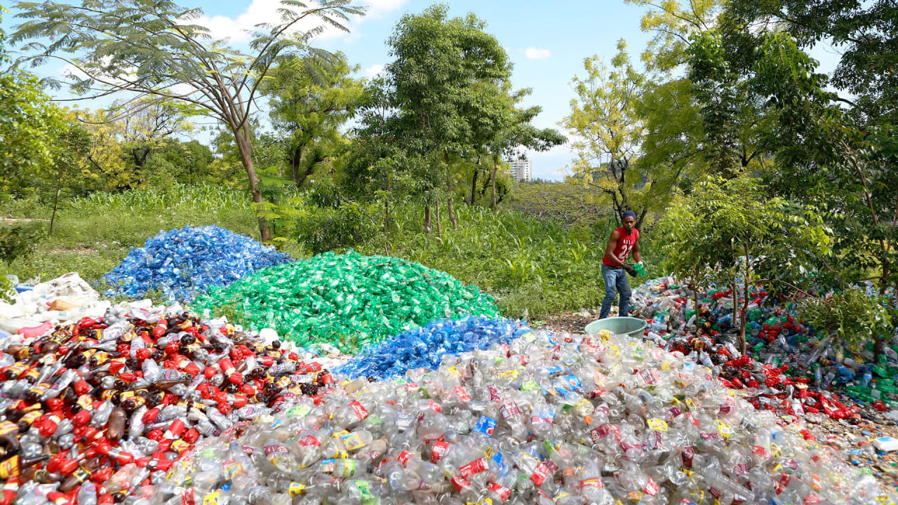 Giant companies are teaming up to find ways to reuse plastic