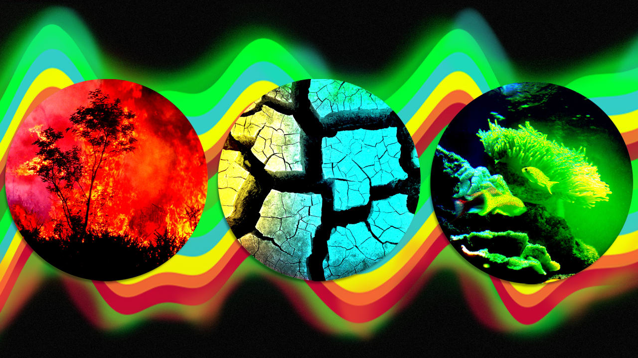 Three likely scenarios for a future of climate change