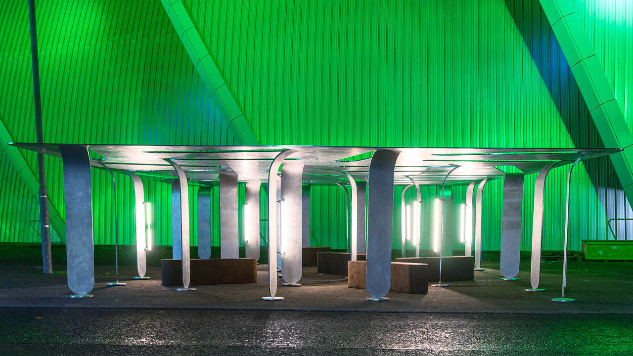 COP26 pavilion could one day be transformed into soda cans