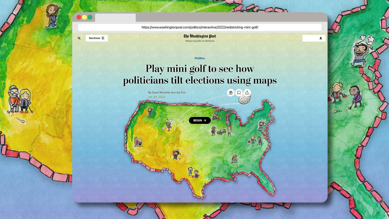 To understand gerrymandering, take a shot at this mini golf course fro