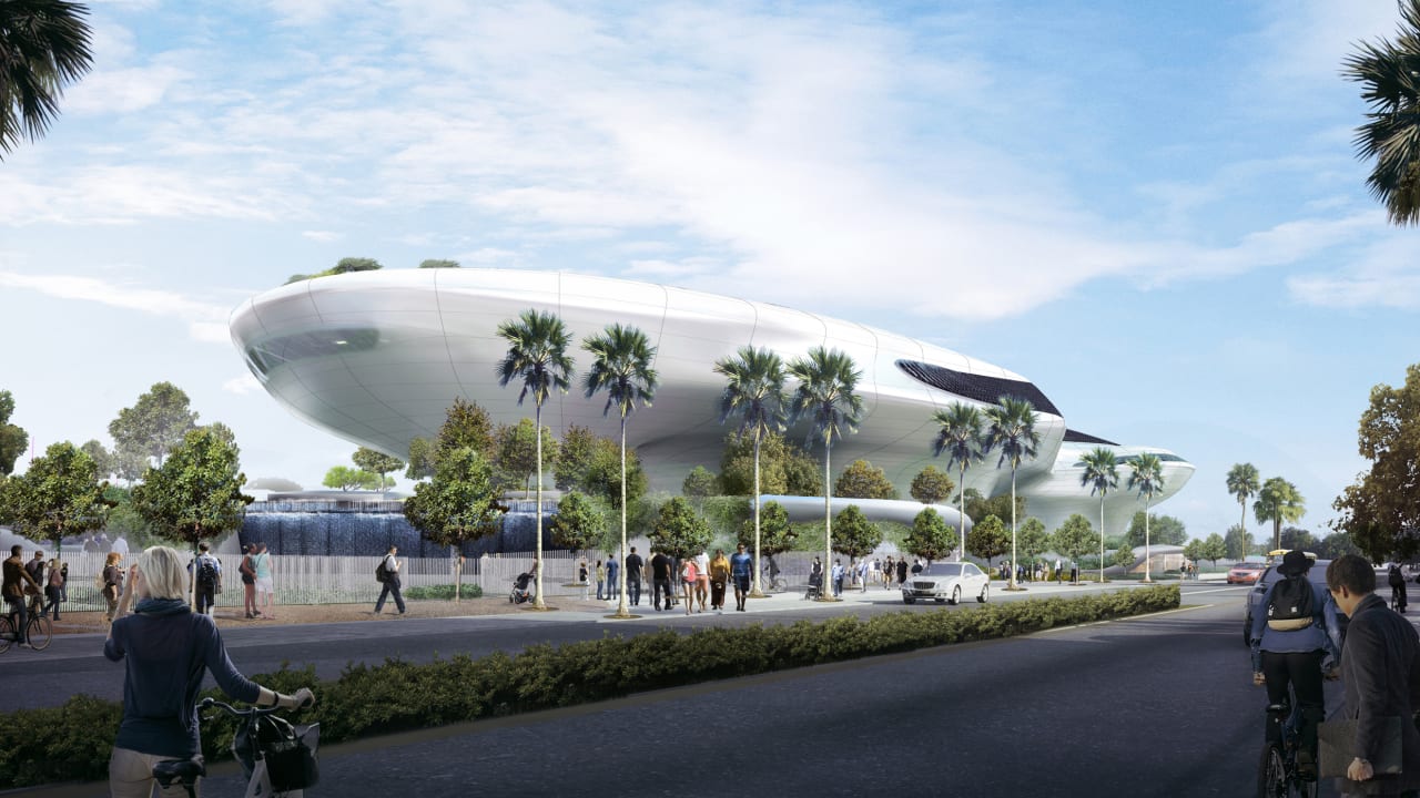 As his buildings rise across the U.S., the Lucas Museum's architect ex