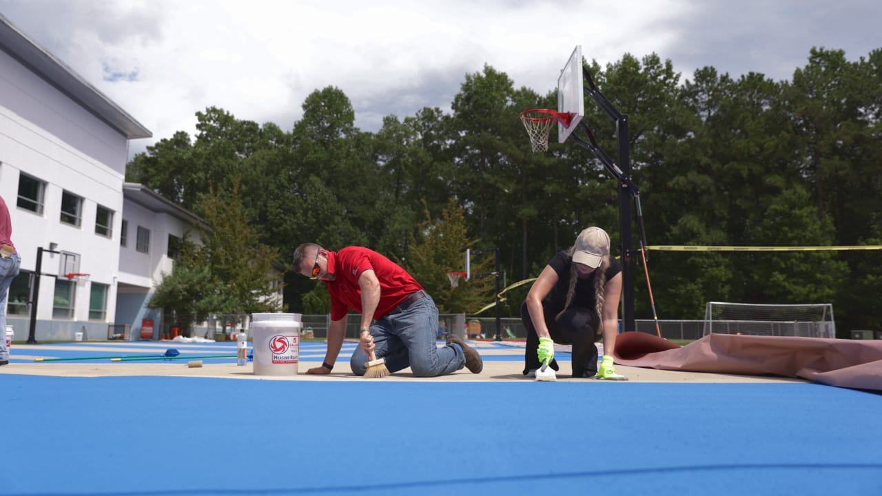 Thanks to an innovative new paint, this school's playground just got 1