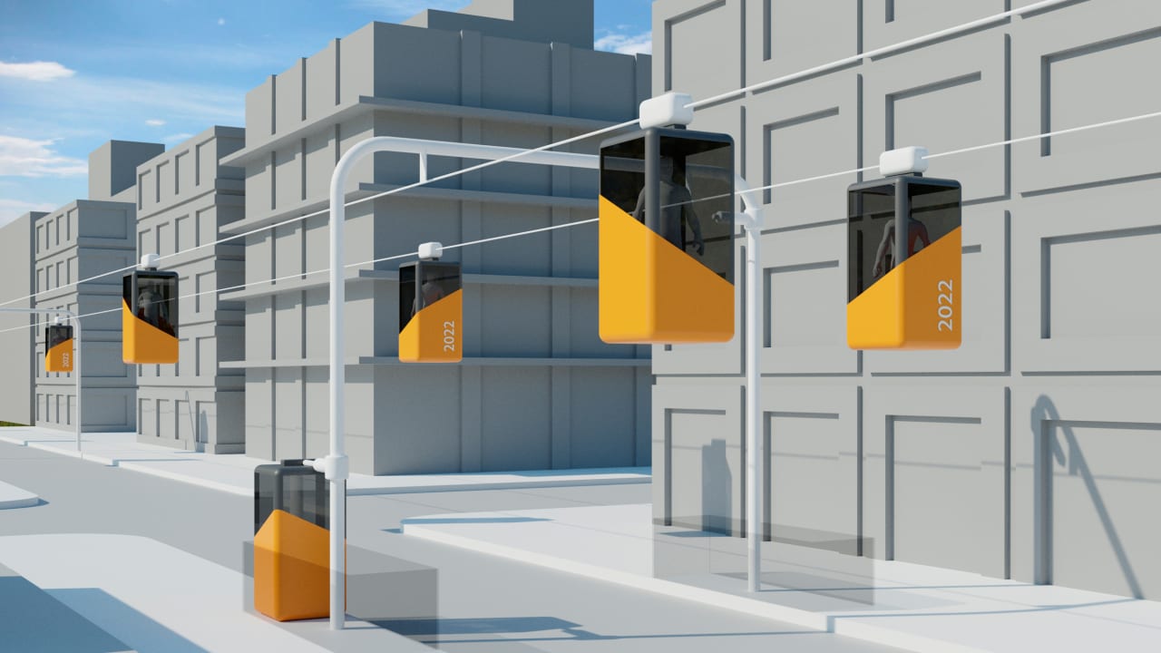On-demand urban gondolas are a future vision for public transportation