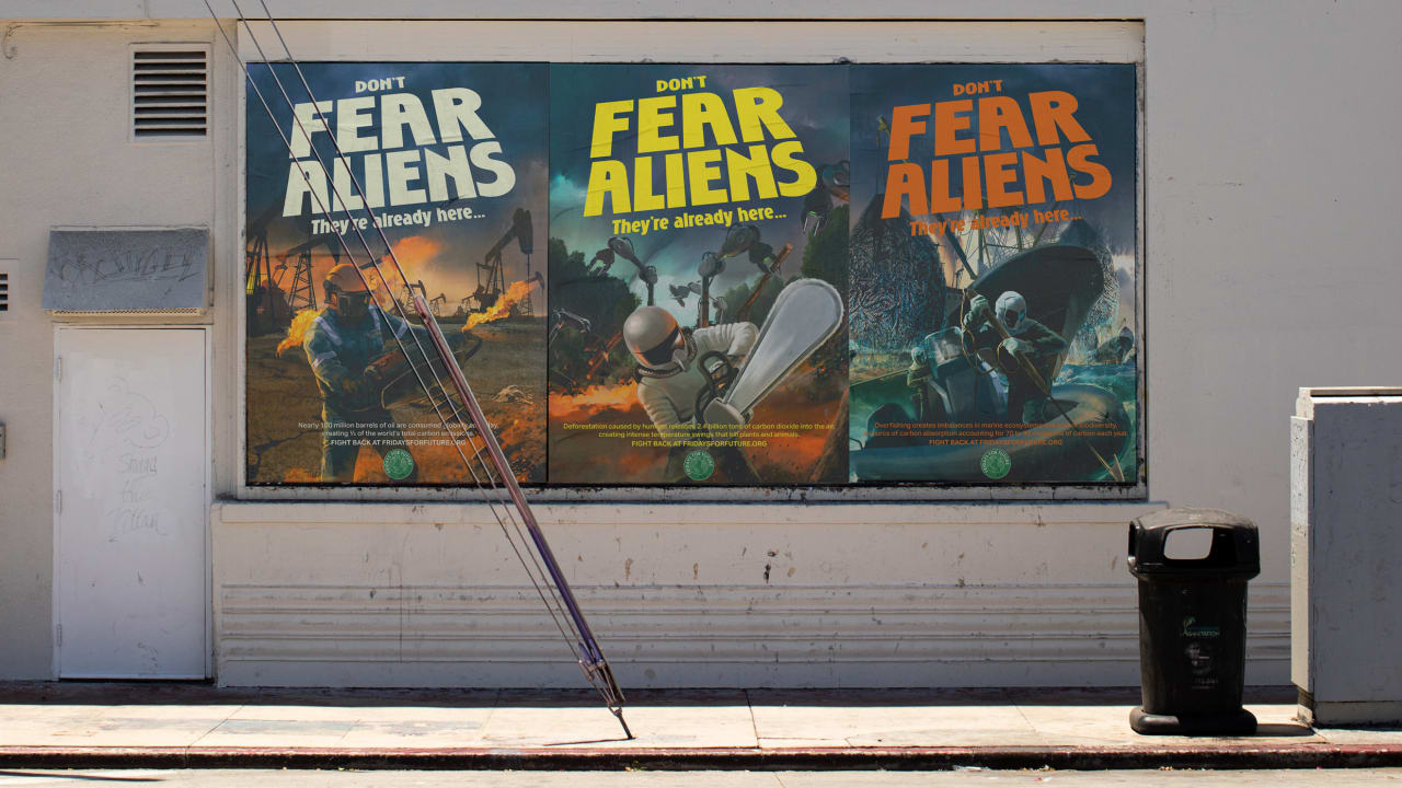 'The aliens are already here': A new campaign urges people to fear th 'The aliens are already here': A new campaign urges people to fear th