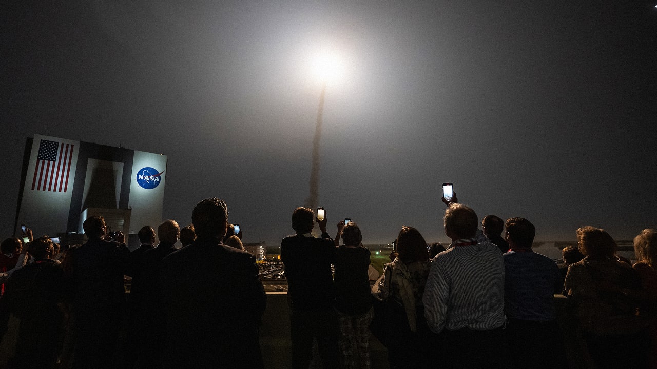 Artemis I launch video: Watch NASA moon rocket blast off