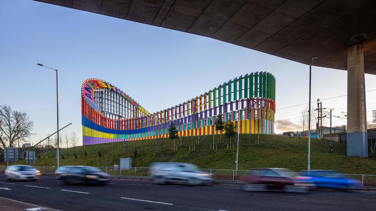 This boring power plant in North London is now a glorious work of art