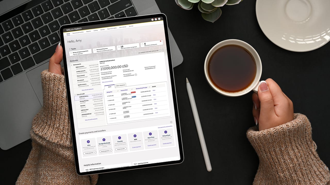 At last, a digital banking solution tailor made for your company’s nee