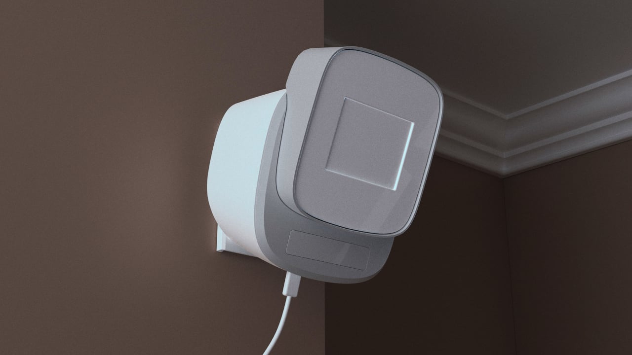 Beacon's wall-mounted disinfection device is designed to kill germs