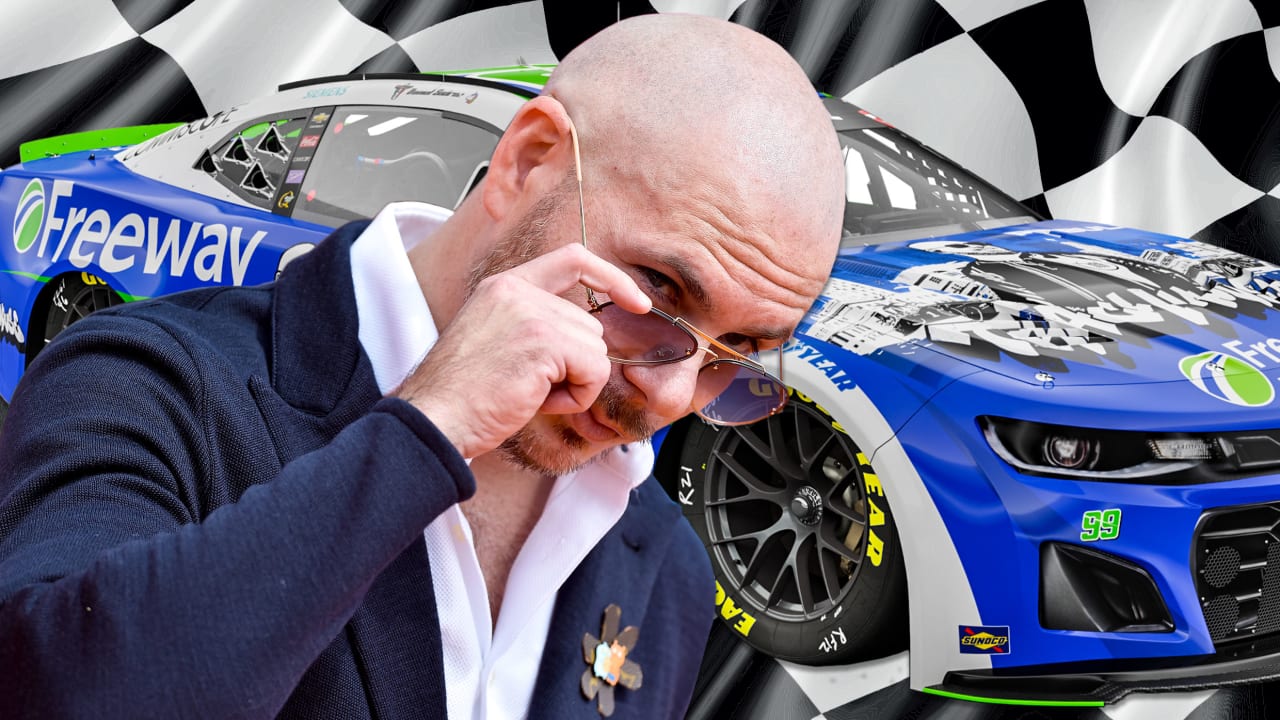 NASCAR gets a different brand strategy with Trackhouse and Pitbull