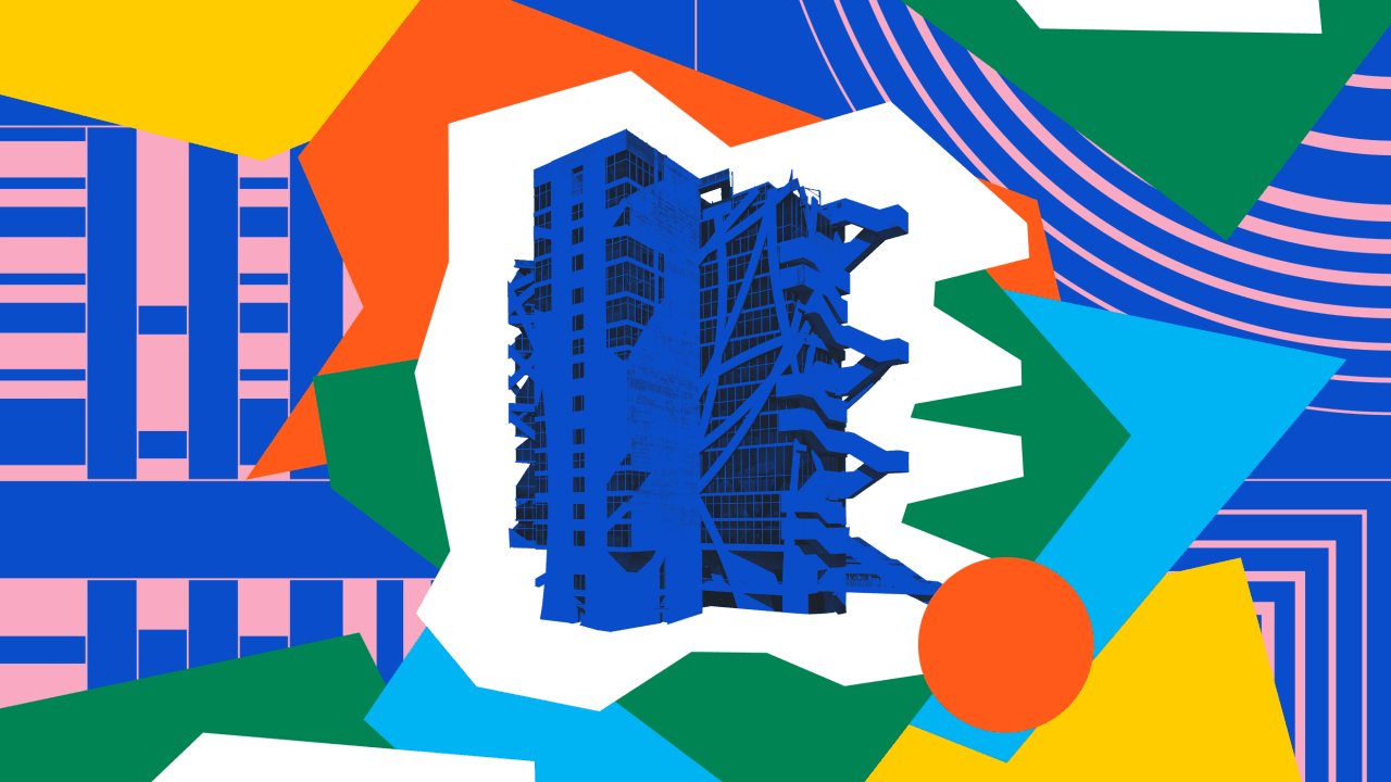 The (W)rapper is a distinctive office building with a wild exoskeleton