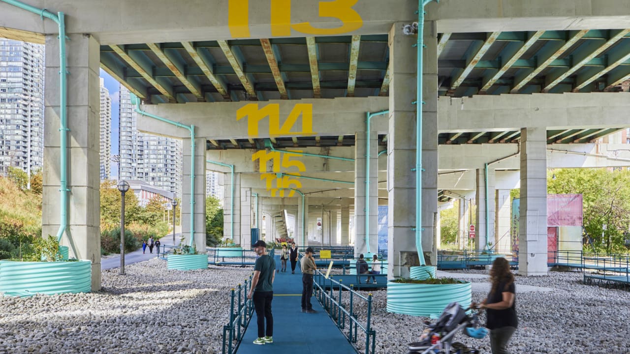 How Toronto transformed a highway underpass into a vibrant public spac