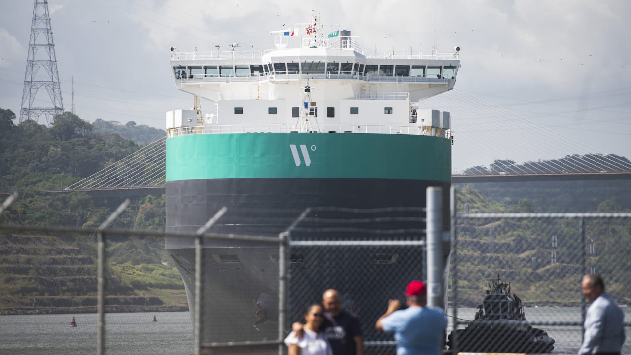 How drought is massively disrupting Panama Canal traffic