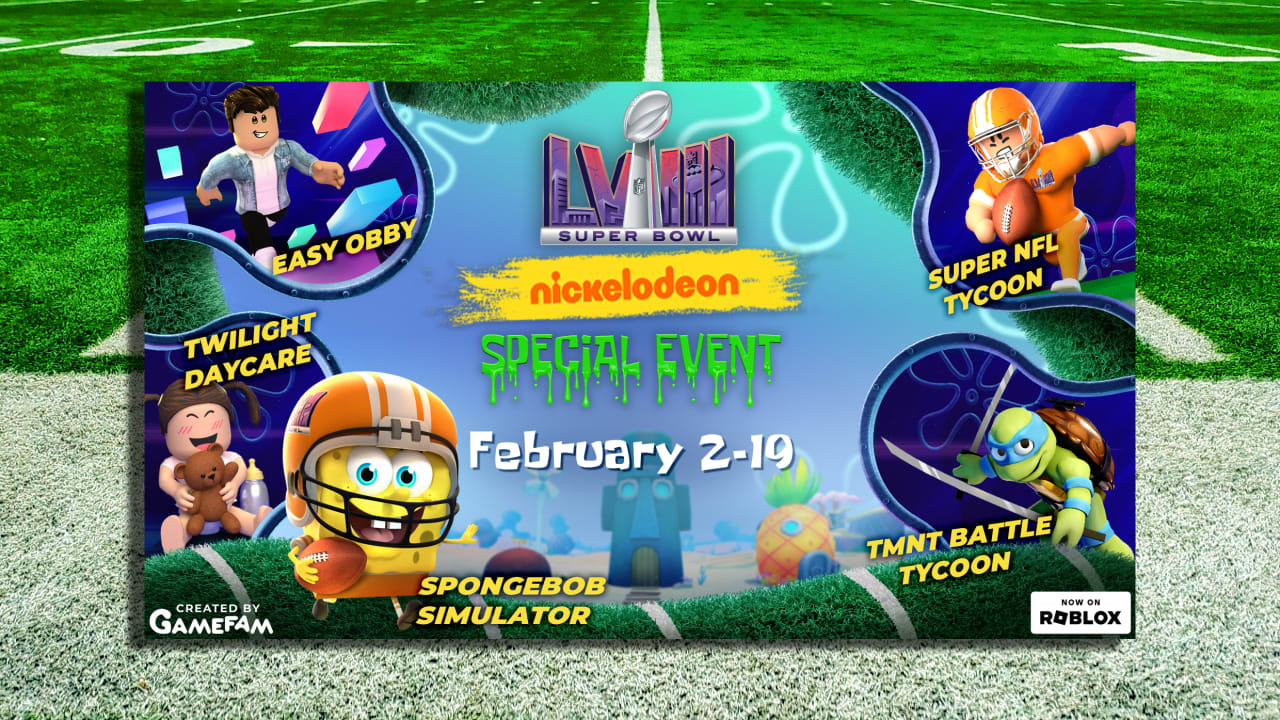 Super Bowl specials coming to Roblox's SpongeBob, Ninja Turtles games