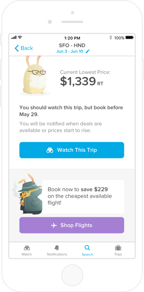 Hopper can now send hyper-personalized travel deals to your phone