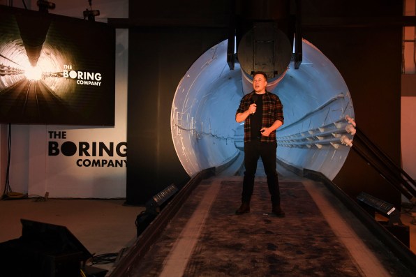 How Elon Musk Unveiled The Boring Companys First Tunnel