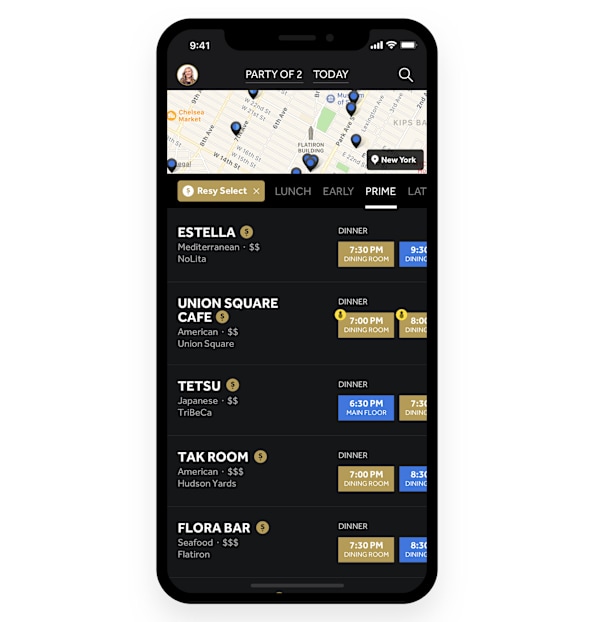 Resy launches VIP diner loyalty program in New York and Los Angeles