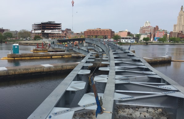 This bridge in Providence used to be a highway—now it's for pedestrian