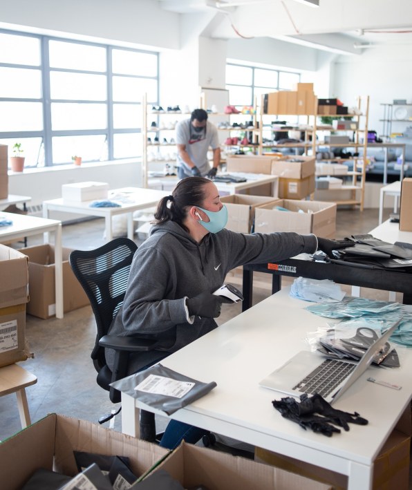 How Atoms retooled to sell and donate face masks