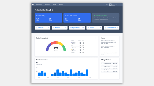 Reservation startup Tock saved the restaurant industry in the nick of