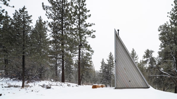 The sturdy A-frame cabin gets an upgrade