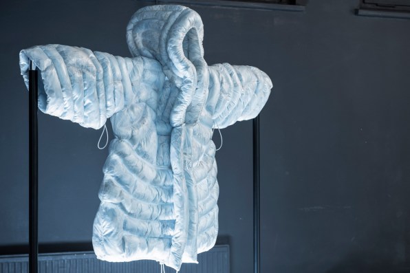 The wildly inventive way one designer used old face masks