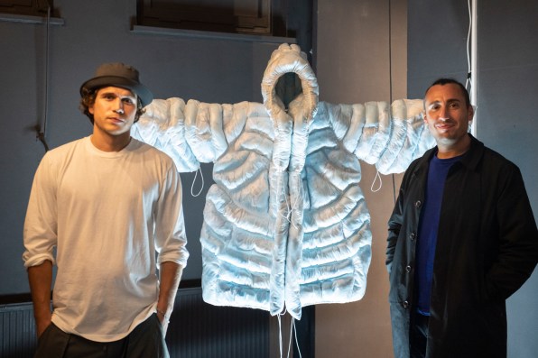 The wildly inventive way one designer used old face masks