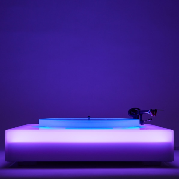 These glowing turntables by Brian Eno feel like the future of music