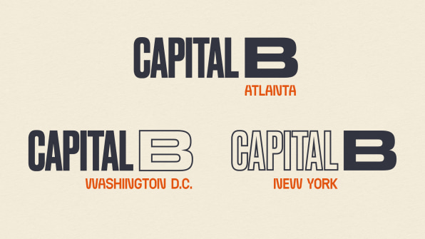 Capital B's branding reinforces its commitment to telling Black storie