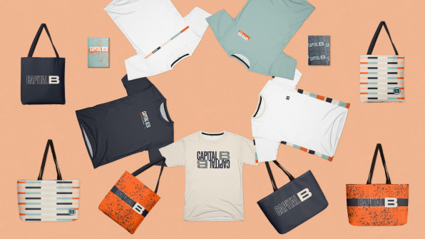 Capital B's branding reinforces its commitment to telling Black storie