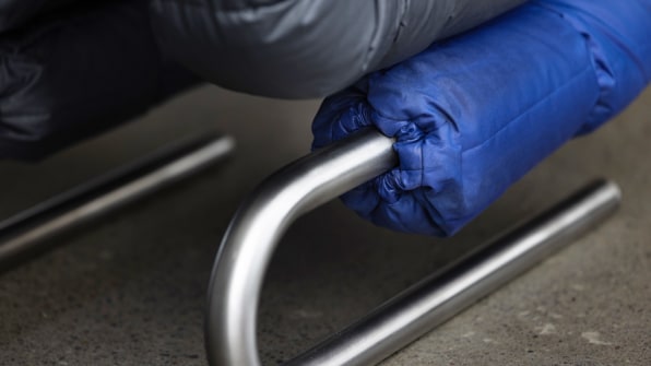 These designers turned old puffer jackets into extremely comfortable c