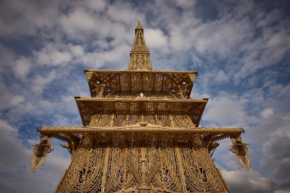 This intricate COVID-19 memorial was designed to go up in flames