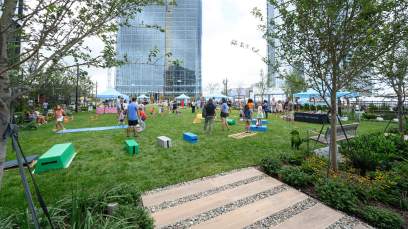 The shockingly fun amenity on the roof of Capital One's headquarters