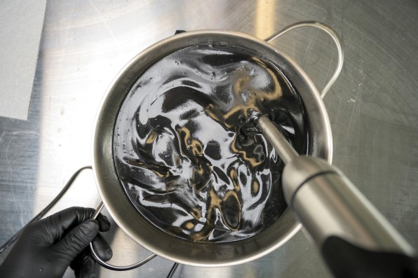 This big black box turns the CO2 emissions from a hot shower into soap