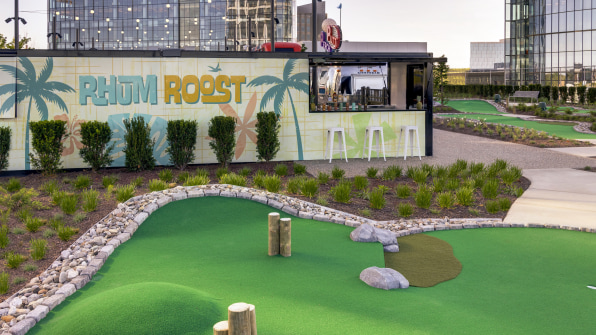 The shockingly fun amenity on the roof of Capital One's headquarters