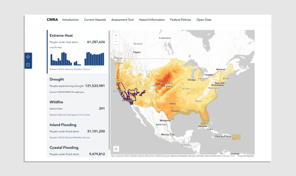 These maps show how climate change affects your city in real time