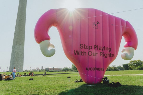 How a small ad agency turned a uterus plushie into a symbol for aborti