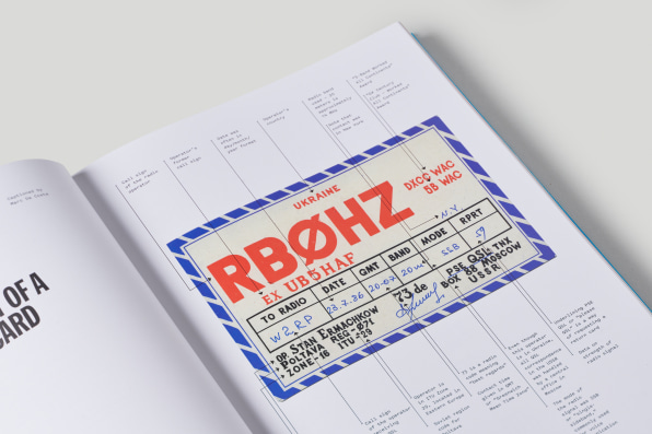 Illustrated ham radio QSL cards were email before email existed