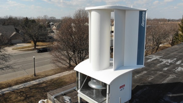 These mini wind turbines are designed for rooftops
