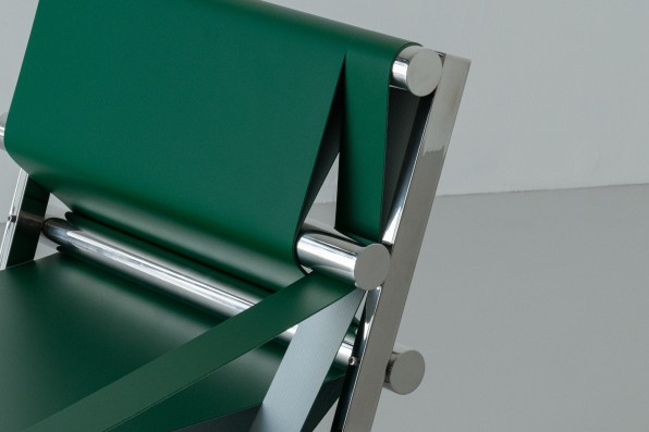 Woojin Park new chairs are made out of conveyor belts