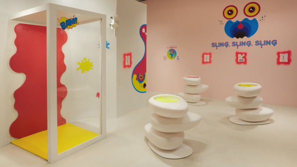 Slime-centric Sloomoo Institute is part play space part mental escape